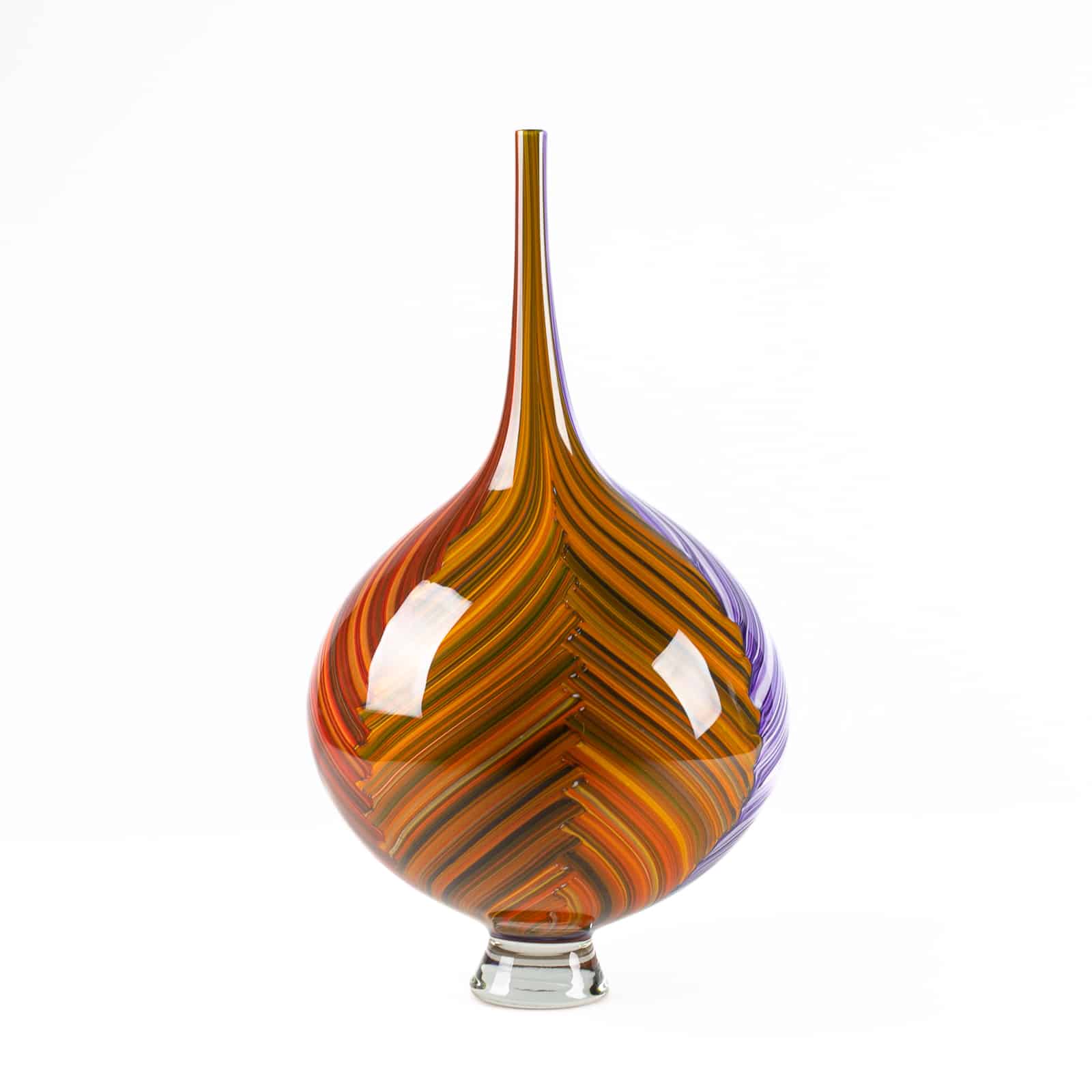 Banded Cane Vessel by G. Brian Juk | SiNaCa Studios